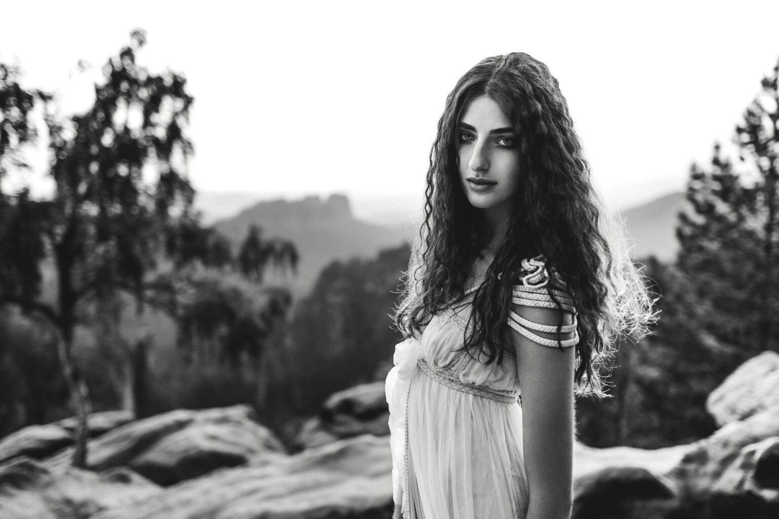 Fotoshooting in der Sächsischen Schweiz mit ROHMY Couture und David ...